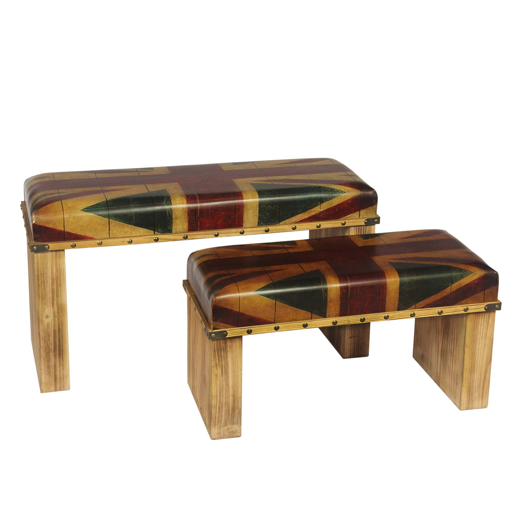 Union Jack Stool Set